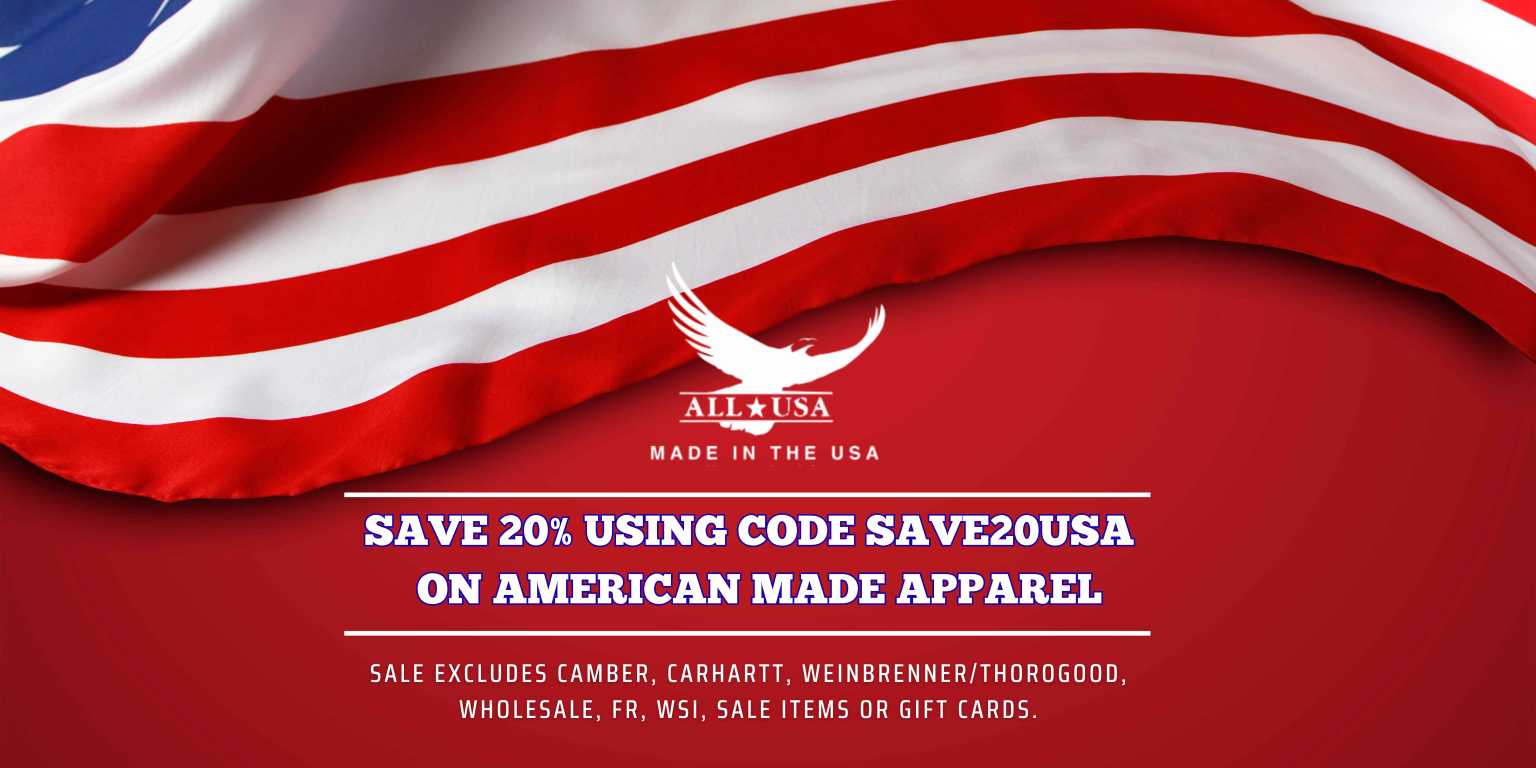 All USA Clothing | Union and American Made Clothing