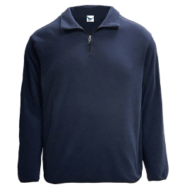 Quarter Zip Velour Fleece Pullover | ALL USA Clothing